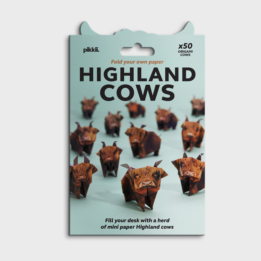 Fold Your Own Paper Highland Cows – Origami Craft Kit (50 Pack ...