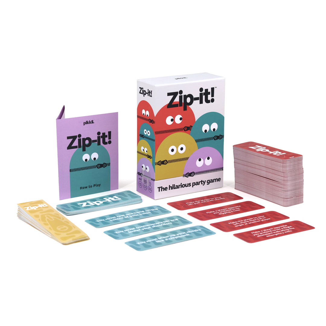 Zip It Party Game – Hilarious Fast-Paced Game for All Ages – Pikkii ...